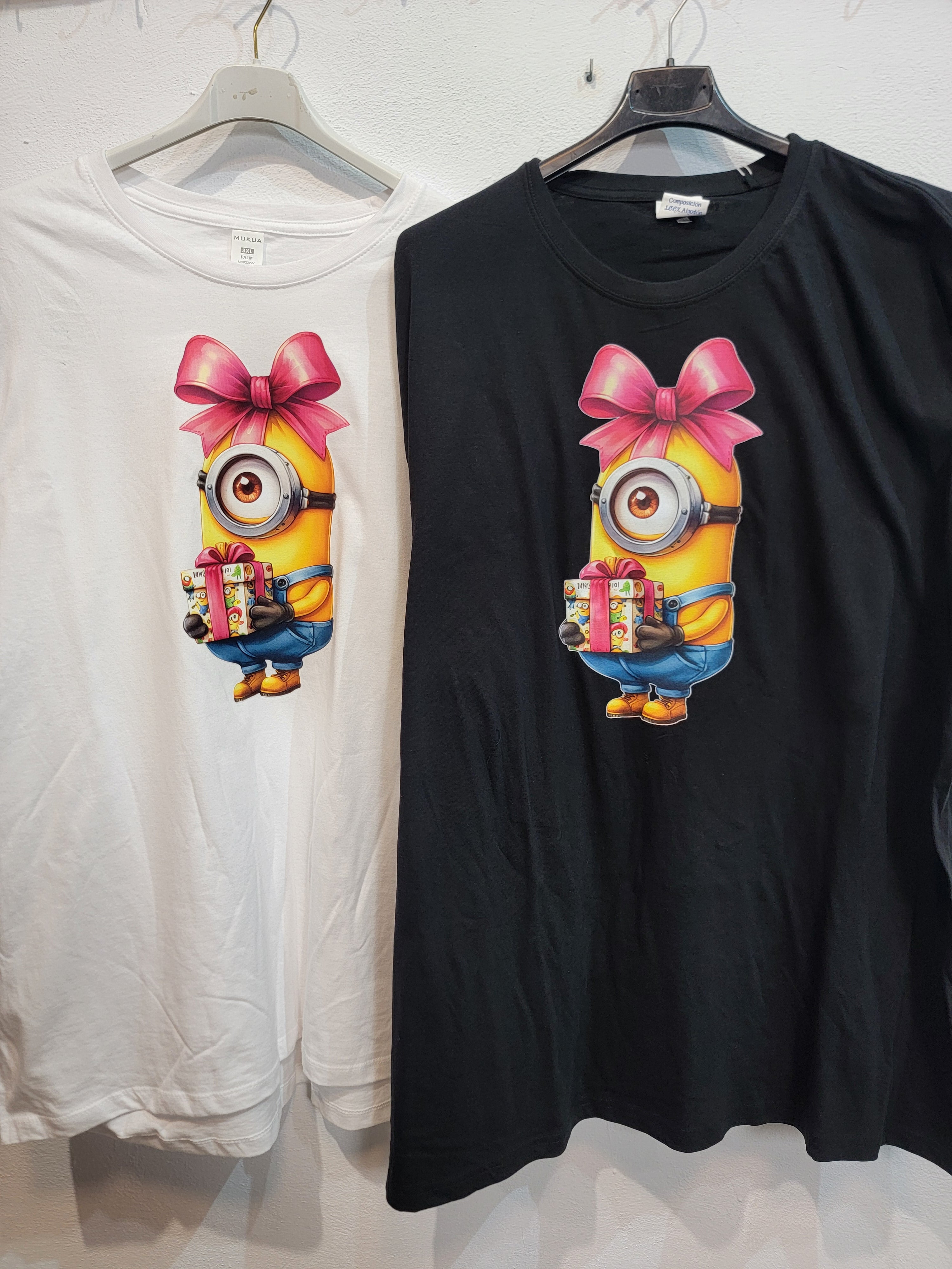 Camiseta minios regalo – Mas k1 simple talla